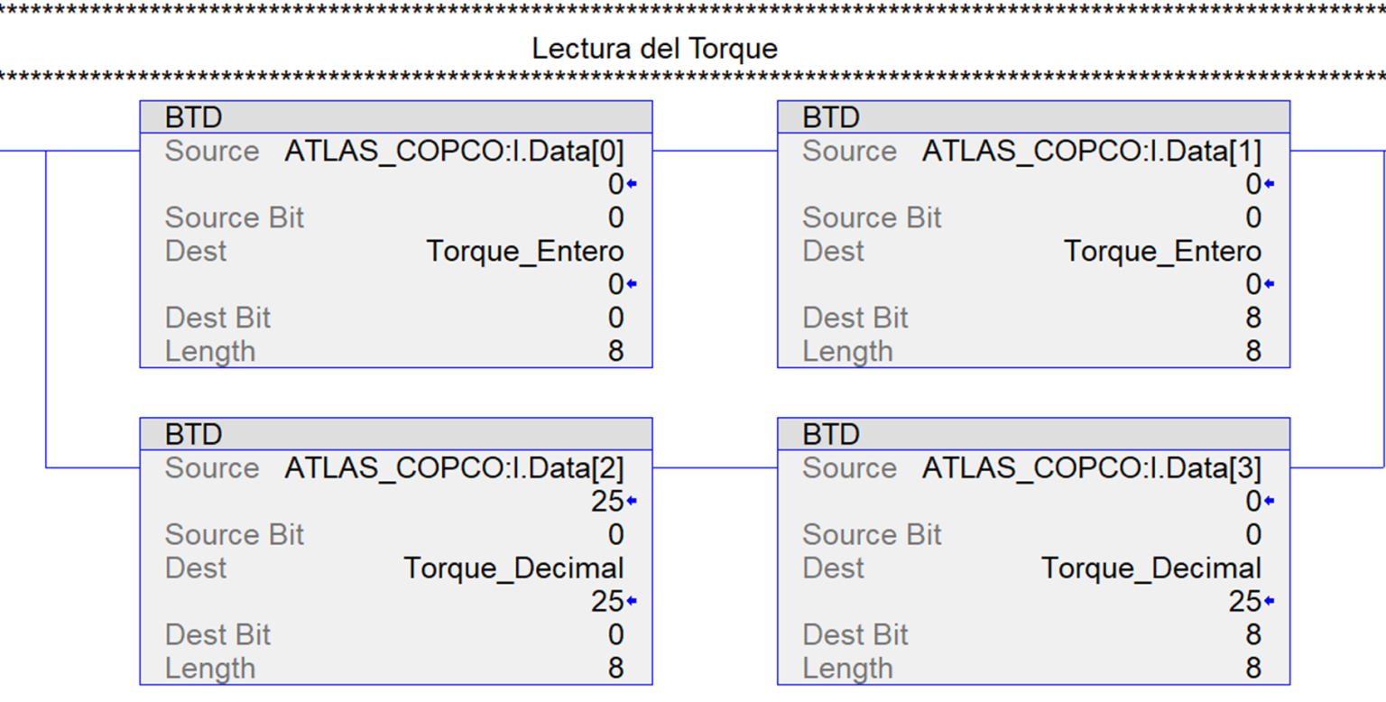 Comunicar PLC Compactlogix con Atornillador ATLAS COPCO.
